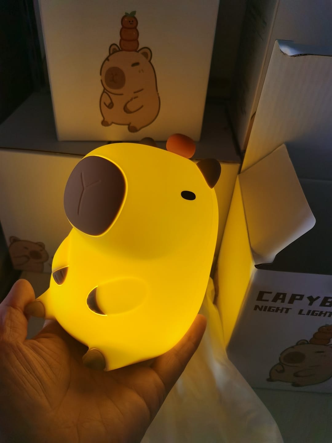 Capybara Night Light – Aine Glow Studio